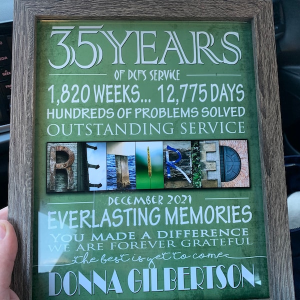 Personalized Retirement Gifts, Retirement Gift for Women Thank You ...