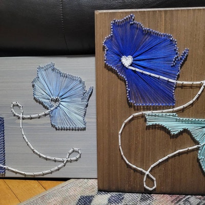 Made to Order Macaw String Art, Parrot Decor, Bird Wall Art, Colorful ...