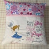 Read Me A Story Star Version, Embroidery Reading Pillow Saying, Pocket ...