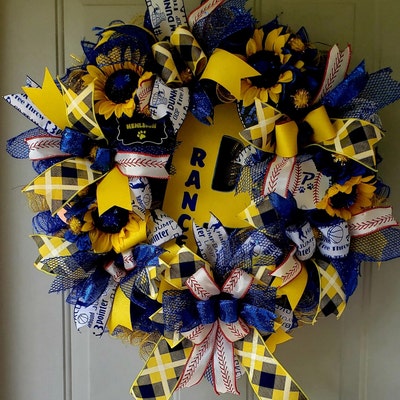 Baseball Ribbon, Sports Ribbon, Bulk Ribbon, Ribbon, Wreath Ribbon ...