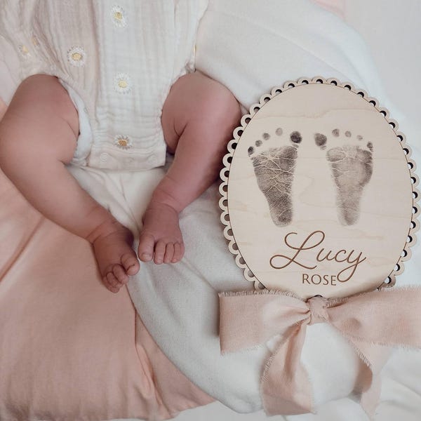 3D Monthly Milestone Discs for Baby Photos, Engraved Wood Monthly ...