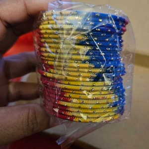 Royal Blue Shiny Bangles Indian Jewellery - Etsy