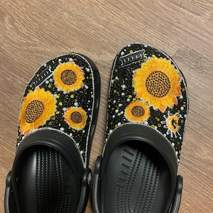 Blingedout Crocs- Leopard Print-bone White Custom Crocs - Etsy