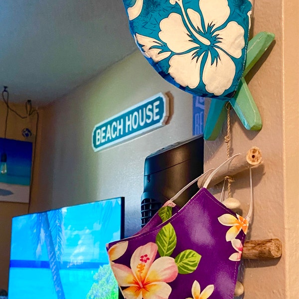 Aloha Hawaiian Face Masks 3 Layer Filter Japanese Koinobori Carp ...