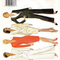 9890 Vintage Simplicity Sewing Pattern Misses Pullover Top Pull on ...