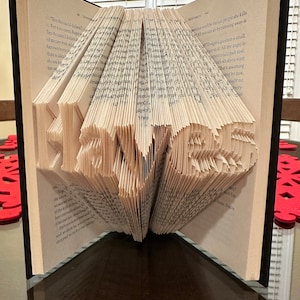 Custom Name Book Folding Pattern Various Folds Easier Than It Looks ...