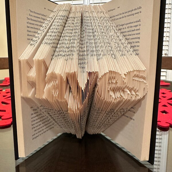 Custom Name - Book Folding Pattern - Various Folds - Easier Than It ...