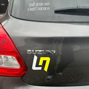 Lewis Hamilton 44 Signature LH44 Sticker Decal Mercedes F1 Formula One ...