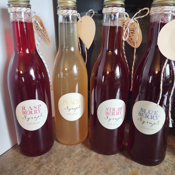 Gourmet Pear Cinnamon Vanilla Syrup // All Natural // New Hampshire ...