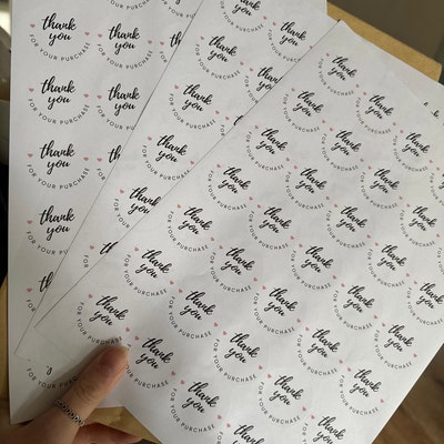 Circular 37mm Stickers, A4 Sheets, Matte Finish, Logo Stickers ...