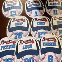 PRINTED Baseball Jersey Sports Sign Laminated Team Tournament Door ...