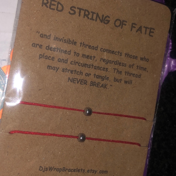 Red String of Fate Couples Bracelet Set, Red Thread Bracelet, Couples ...