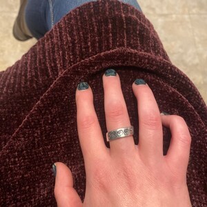 ASL Custom Name Stacking Wrap Ring American Sign Language Gift ASL ...