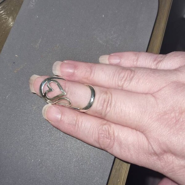 Thumb Splint Ring, Trigger Finger Rings, 925 Sterling Silver Ring ...