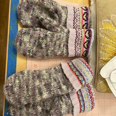 Upcycled Wool Sweater Mitten Pdf Pattern INSTANT DOWNLOAD - Etsy