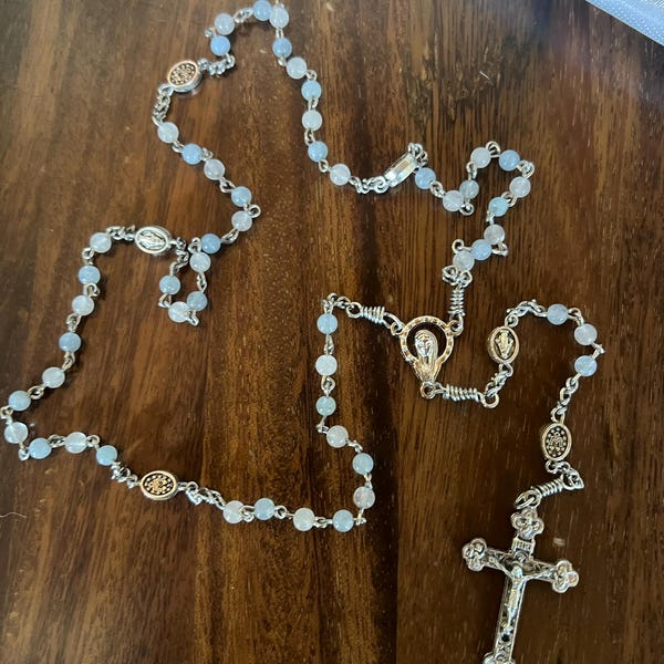 Saint Necklace, Catholic Chain Necklace, Holy Family, Patron Saint ...