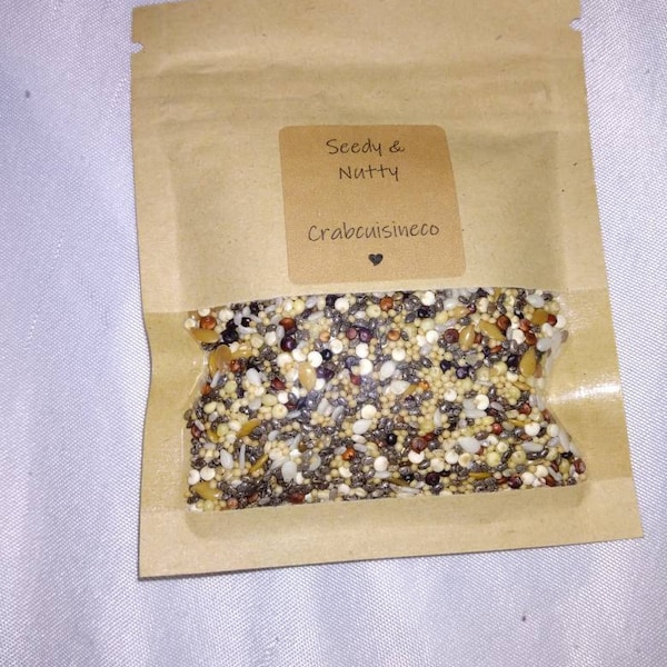 Seedy & Nutty Hermit Crab Food Protein and Fat Mix New and Improved ...