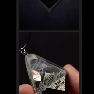 Wizard Styles Necklace Wizard Pendant Wood Resin Pendant - Etsy