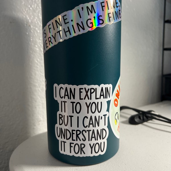 I Can Explain It to You but I Cant Understand It for You Stickers ...