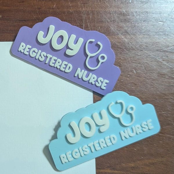 Personalised Name Badge | Name Badges | Educator | Nurse | Doctor ...