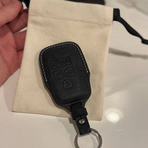 Handmade Leather Cadillac Car Key Case.leather Car Key Fob - Etsy