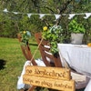 Personalised Rustic Wood Table Signs Wedding Decor Package - Etsy