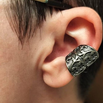 Gothic Ear Cuff, Cuff Earring ,gothic Fake Cartilage ,ear Cuff, No ...