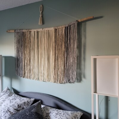 Extra Large Neutral Wall Hanging / Tapestry - Etsy