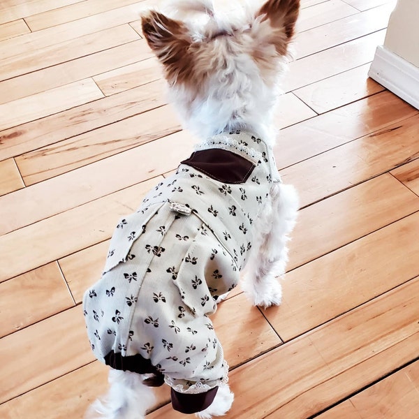 Dog Bib Overalls Sewing Pattern 1501 Dog Jeans Pet Dog Pants Pet Bib ...