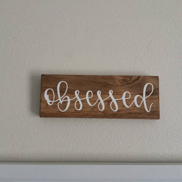 One Little Word - Custom Hand-lettered Wood Sign - Shelf Sitter - Word ...