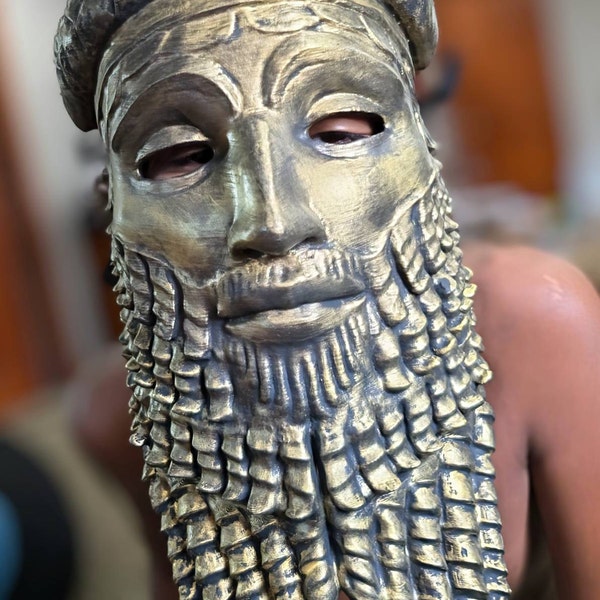 Sargon of Akkad Mask: Wearable Akkadian Empire Replica - Etsy