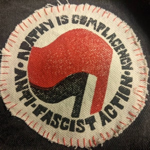 Anti Fascist Brass Knuckles Print Patch - Etsy