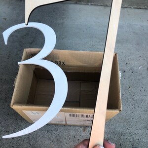 Wooden Numbers, Wood Numbers, Small and Large Wooden Numbers, House ...