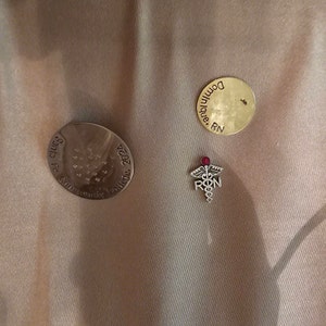 Personalized Nursing Pin/customized Nurse Pin/lpn BSN RN Nurse Pin ...