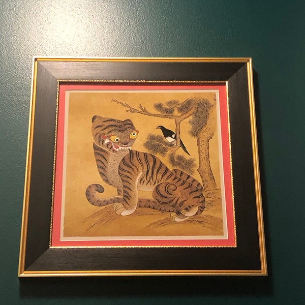 Minhwa Tiger and Magpie: Classic Korean 19th-century Folk Painting ...