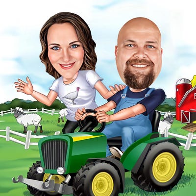 Military Retirement Gift, Custom Cartoon Army Portrait, Veteran Gift ...