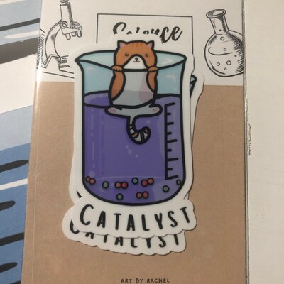 Science Pun Stickers Science, Biology, Chemistry, Pre-med water Bottles ...