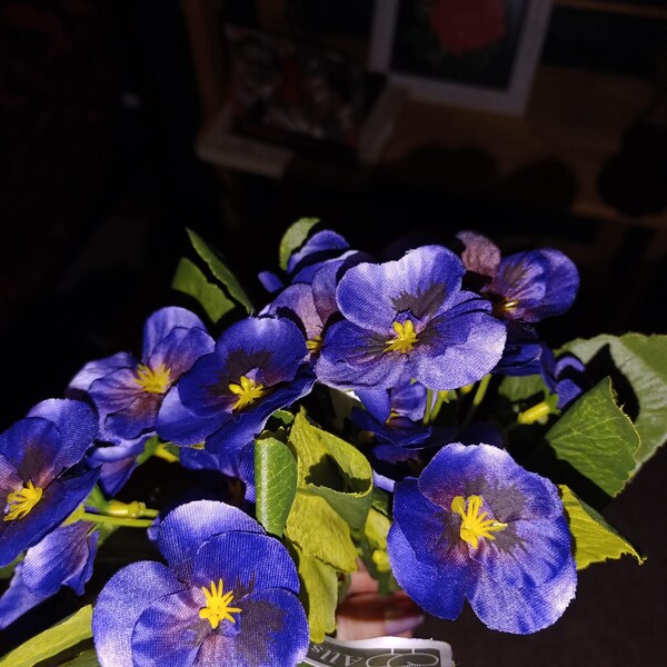 14 Gray Roses Buds, Long Stems, Bush Bouquet, Artificial Roses, Silk ...