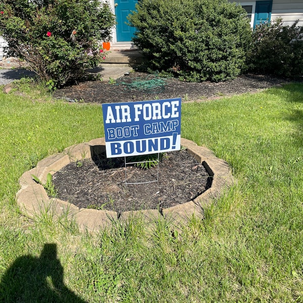 Army Bound Yard Sign Army Gift Army Graduation BCT Army Sign Army Yard ...