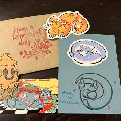 Cute Psyduck Squish Faced Sticker, Kawaii Duck Sticker, Psyduck Laptop ...