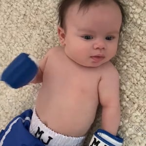 Personalized Perfection: Baby Boxing Set With Custom Wearable Gloves ...