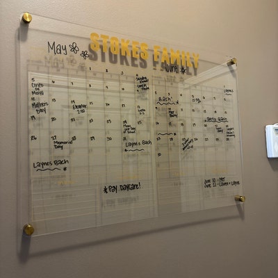 FLOATING MAP FRAME, Poster Frame, Clear Acrylic Frame, Frameless Frame ...