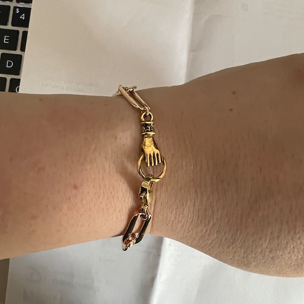 Hold Onto Hope Bracelet, Grasping Hand Bracelet, Hope Over Fear - Etsy