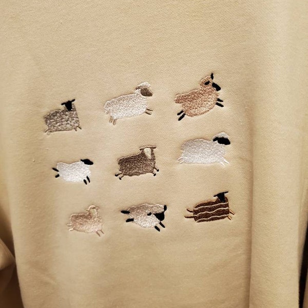 Lost Sheep Embroidered Sweatshirt | Matthew 18:12 Bible Verse Christian ...