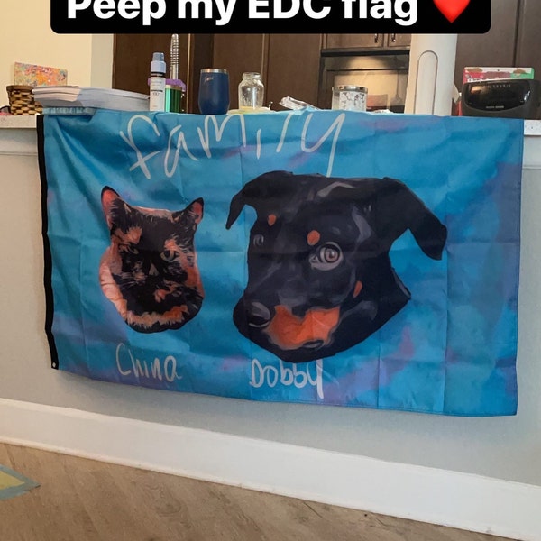Custom Flag 3x5 Festival Flag | Rave Flags | EDC Gear | EDM Flag ...