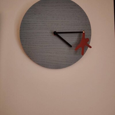 Fuchsia Hanging Man Wall Clock - Etsy