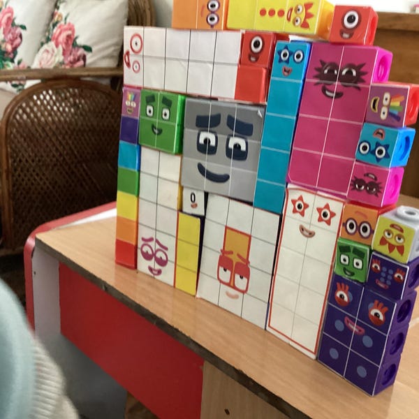 Numberblocks Faces 0-10 - for 2cm Blocks, Download These A4 Stickers to ...