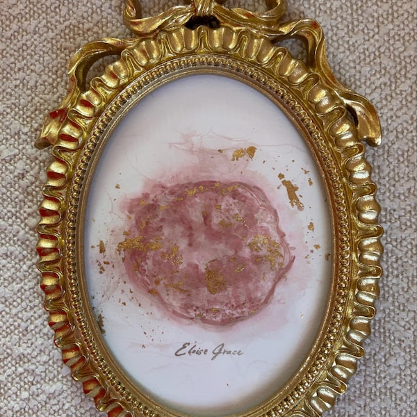 Custom Miniature Embryo Art, Framed Embryo Art, IVF Embryo Painting ...