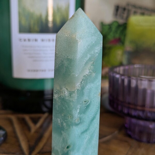 Raw Natural Indian Agate Crystal Shard Necklace. High Grade Crystal ...