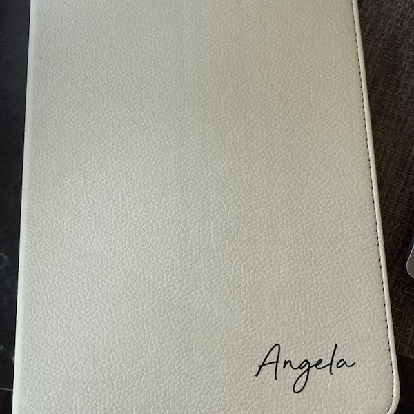 Candy Blue Personalized iPad Case With Pen Holder for iPad Air 4/5 ...